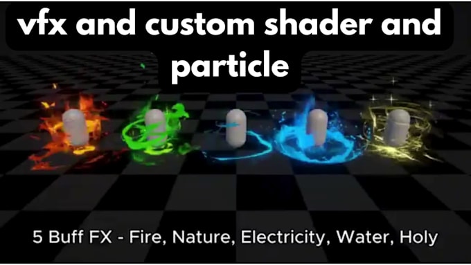 Create stunning game vfx unity visual effects with custom shaders particles by Raza_khan67 | Fiverr
