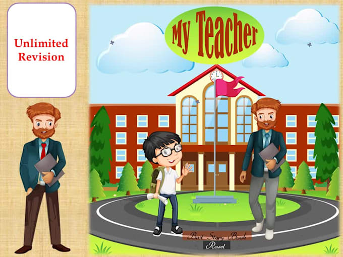 Design beautiful kids story book illustration and cover by Azr_pro | Fiverr