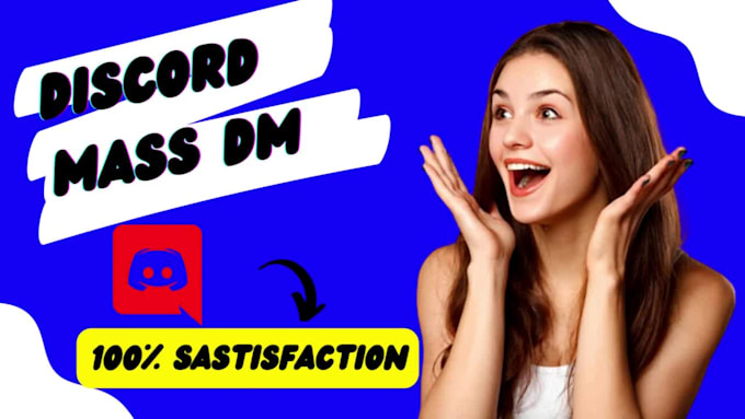 Discord mass dm discord 100k mass dm discord dm by Kate_stac | Fiverr