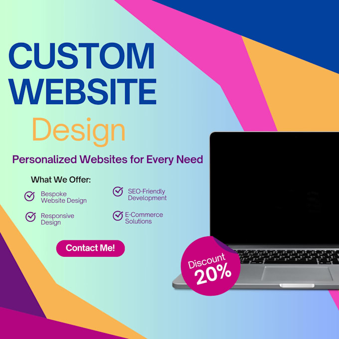 Build rebuild custom website development full stack front end back end developer by ...