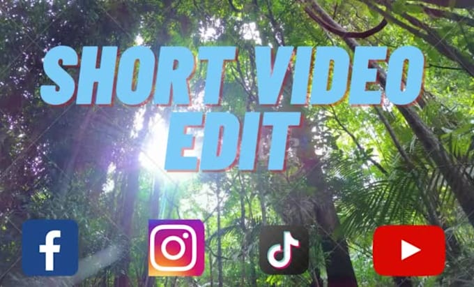 Edit tiktok, reels, youtube shorts, short form video editing, 24hr ...