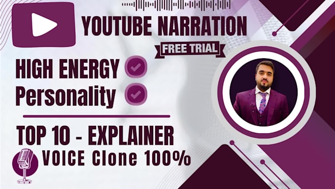 Professional deep voice over powerful narration for youtube by ...
