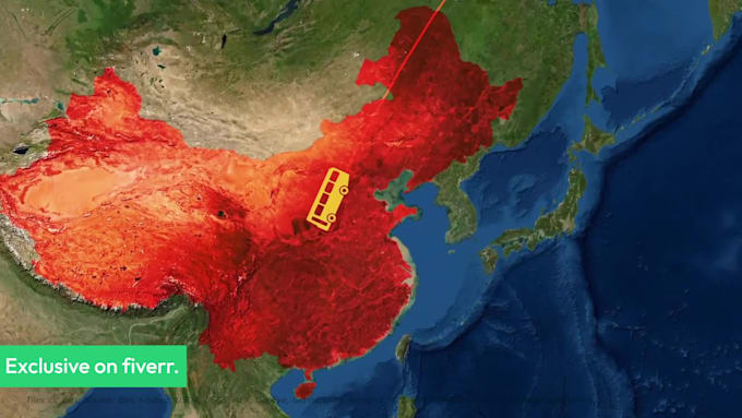 Map animations for youtube documentaries with geolayers 3 by Nskshakib ...