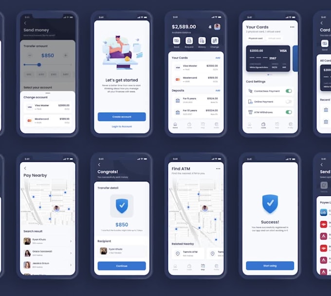 Do ui ux design, website, saas, mobile app ui ux design, and figma designer by Manjeshyadav758 ...