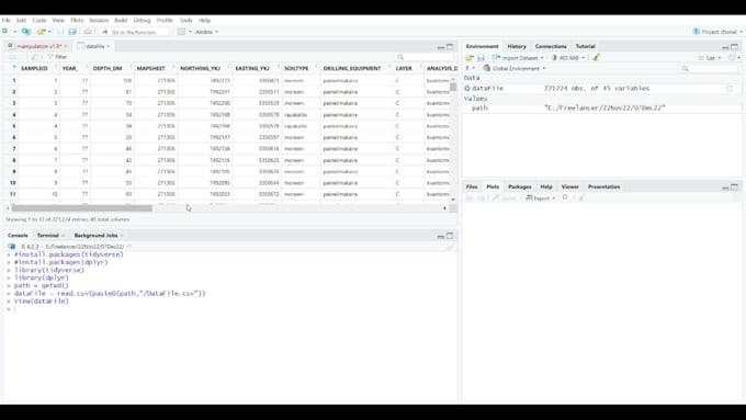 Help for data manipulation projects with excel and r programming by Kusal95 | Fiverr