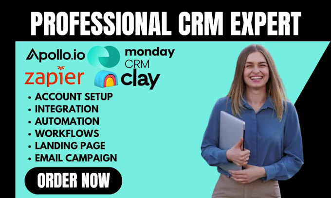 Do hubspot automation, monday crm setup zapier integration expert by Markw_22 | Fiverr