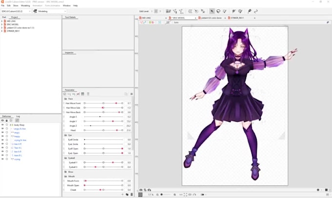 Rig your live2d vtuber model avatar by William311982 | Fiverr Rig your live2d vtuber model avatar by William311982 | Fiverr