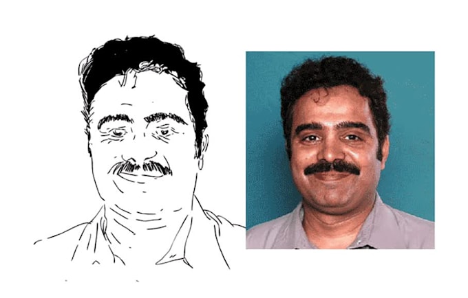 Photo based animated gif animated line art by Motus_design | Fiverr