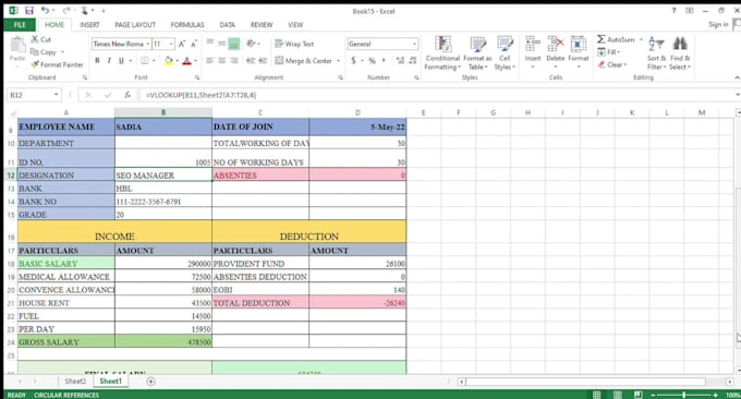 Do ms excel formulas, automation ,macro by Aisharandhaw831 | Fiverr