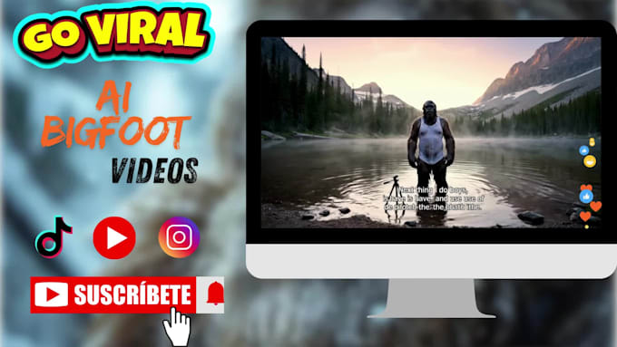 Create viral ai bigfoot vlog videos with google veo or veo3 ai bigfoot videos by Walterconn | Fiverr