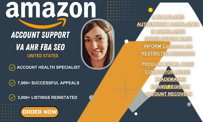 Be your amazon seller account expert manager by Tamara_sims | Fiverr