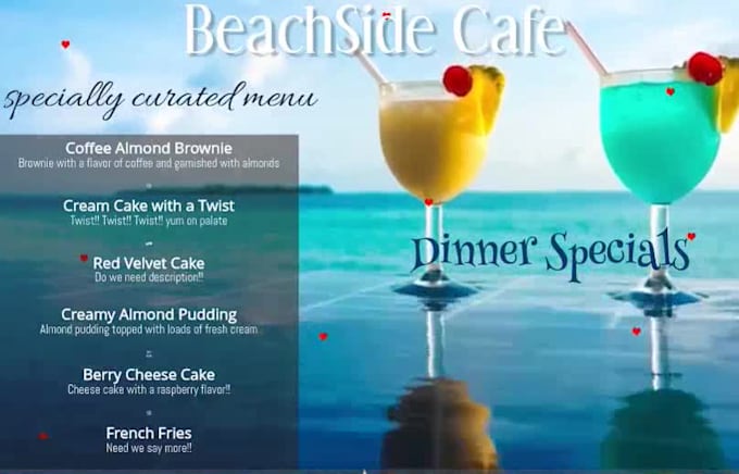 Design professional rack menu for restaurant by Melodyone | Fiverr