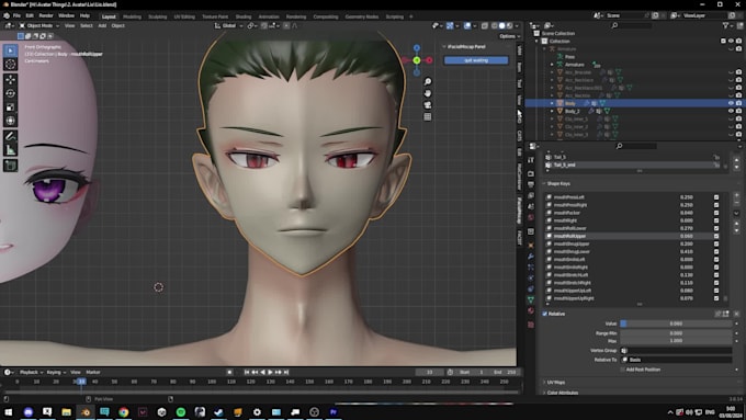 Add arkit blend shape to your avatar by Ozhy27 | Fiverr