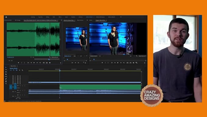 Sync video with audio for your video editing project by Onerobb16 | Fiverr