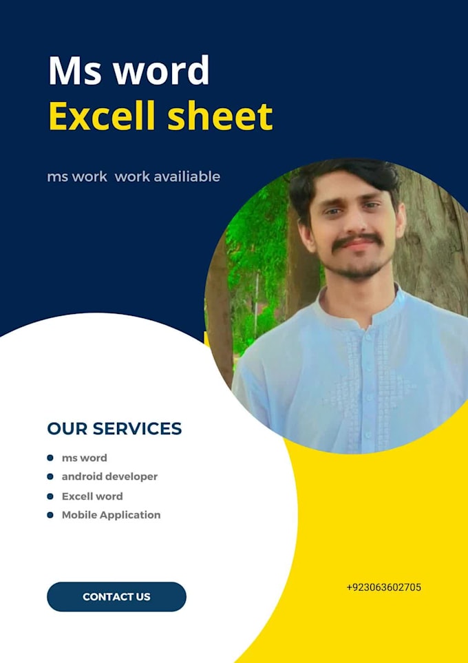 Ms office related projects ms word excell work rusum work,presentation ...