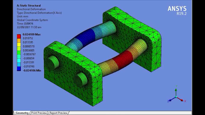 Do finite element analysis fea on solidworks and ansys by Bashstudio1 | Fiverr