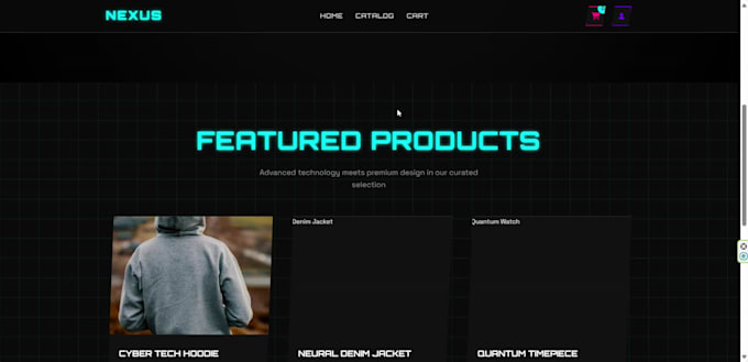Responsive ecommerce website template html css js by Sabah7777 | Fiverr