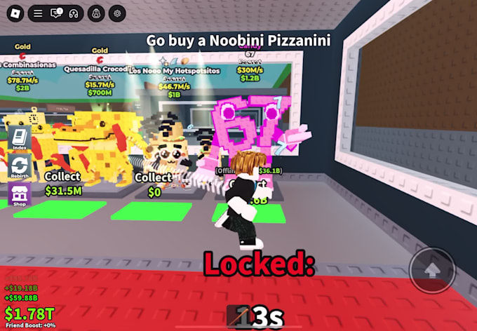 Je vous donnerai de bonnes brainrots dans steal a brainrot