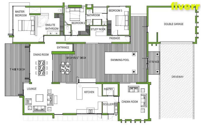 Autocad 2d and 3d design by Mamun522k | Fiverr