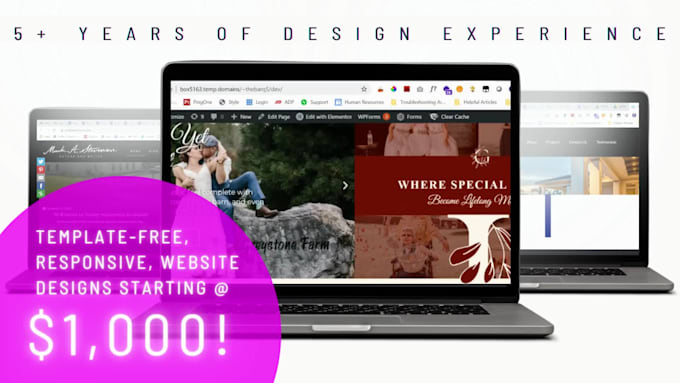 Design a beautiful website by Portee_design | Fiverr