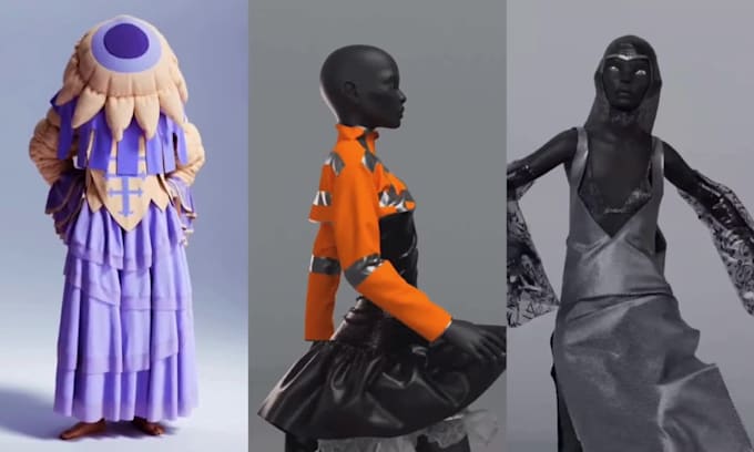 3d cloth animation 3d cloth, fashion animation, with clo3d or marvelous ...