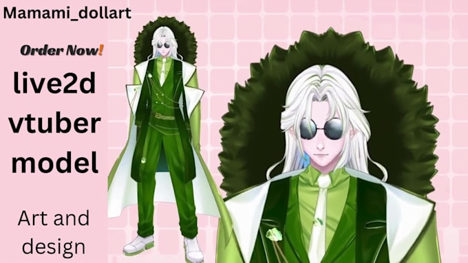 Draw and rig 2d vtuber model, 2d rigging, anime, 2d animation, vtuber ...