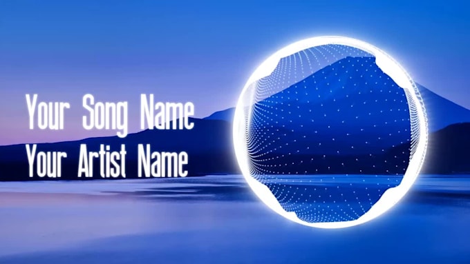 Create a unique audio react spectrum visualizer for a song by Hamza580 | Fiverr