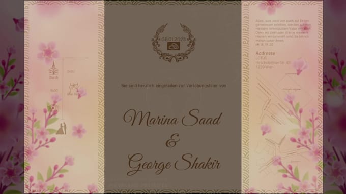 Turn your boring invitation card into an animated e invite by Rusab ...