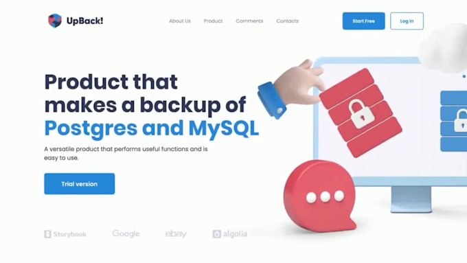 Create a fancy website landing page ui design by Vacton | Fiverr