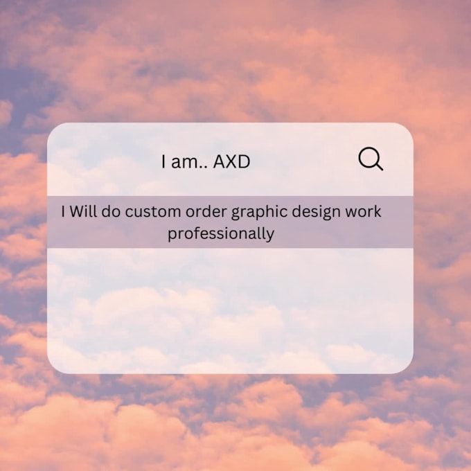 Do custom order graphic design work professionally by Hiitsbhatti | Fiverr