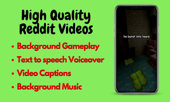 Make you short reddit videos in 24 hours by Sparkcaptions | Fiverr