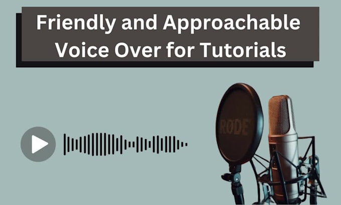 Record friendly voiceover for explainer videos and tutorials by Yassyn_studios | Fiverr