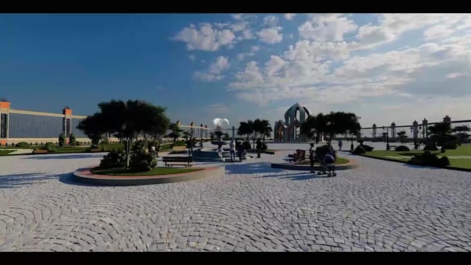 Render 2d 3d master plan, site plan, landscape animation by ...