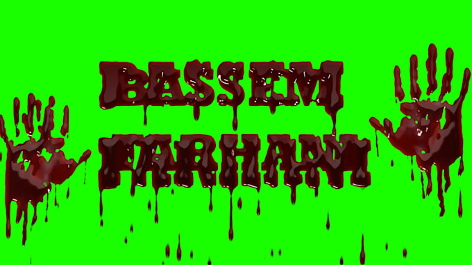 Create a video for your name with realistic dripping blood by Fbassem ... Create a video for your name with realistic dripping blood by Fbassem ...