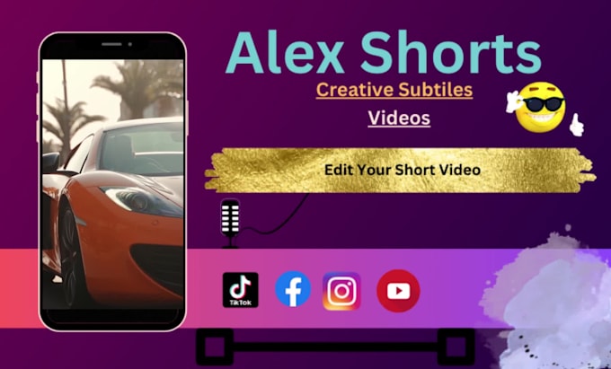 Edit insta, tiktok and youtube reel shorts with alex hormozi captions ...