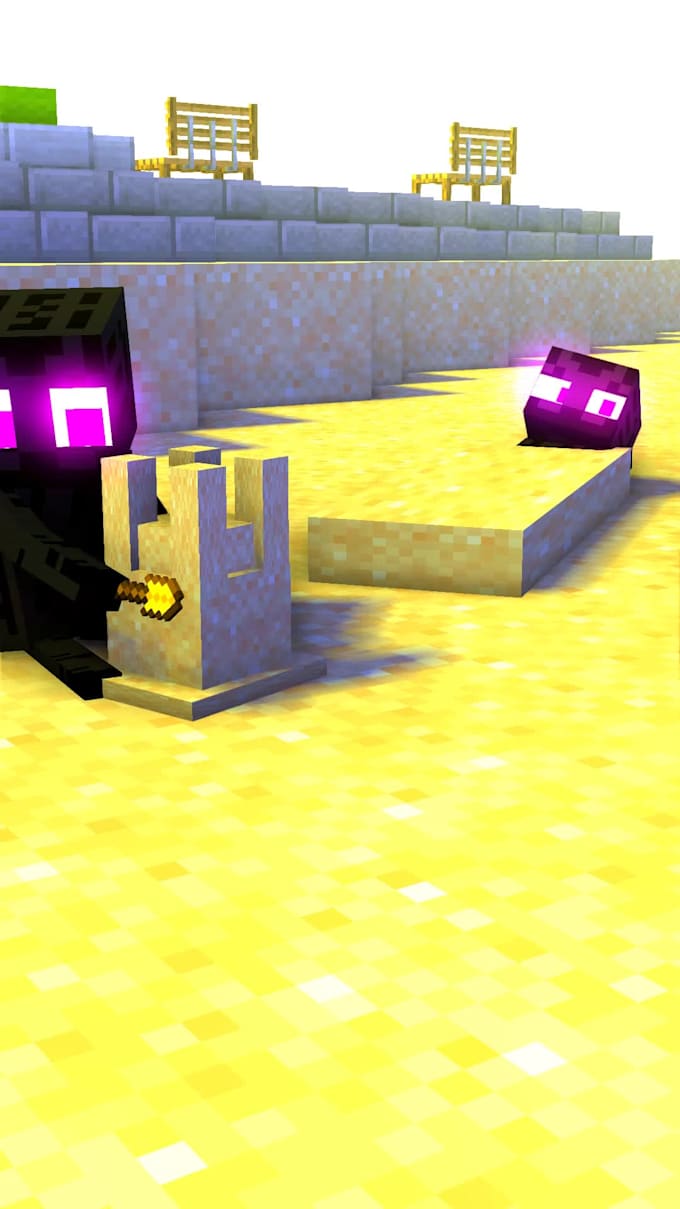 Make a funny minecraft short animation for youtube shorts by Cskyover ...