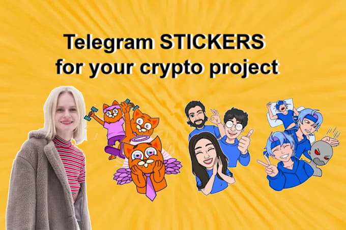 Create custom telegram stickers for your crypto project by Polina ...