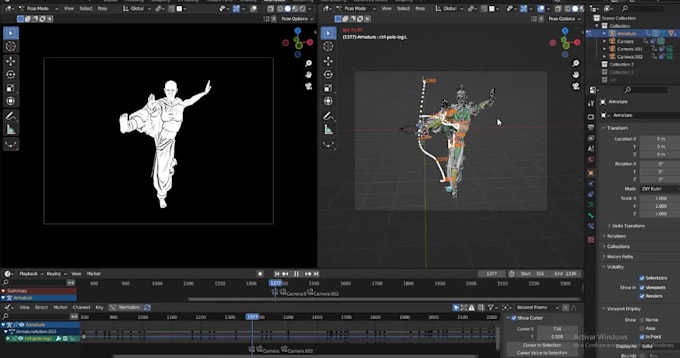 Rig for animation in blender3d for unity o unreal by Danilomeza | Fiverr