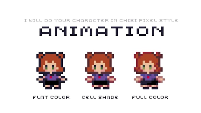 Do your character in chibi pixel style by Kzee999 | Fiverr
