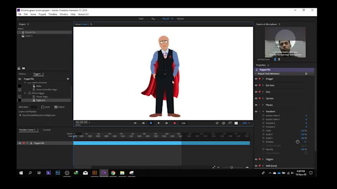 Create 2d 3d adobe character animator puppet and character animation by Neo_expert9 | Fiverr
