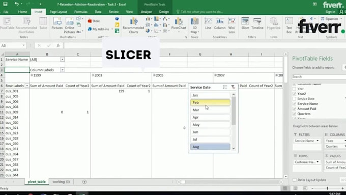 Be your microsoft excel expert, formulas,vlookup, excel dashboard by Samar850 | Fiverr