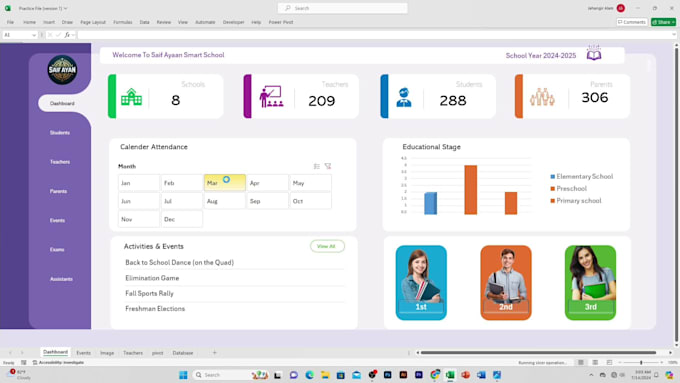 Create stunning data visualization dashboards in excel by Dotnote | Fiverr