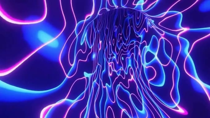 Create 3d abstract animation 3d loop animation motion graphics fire vfx ...