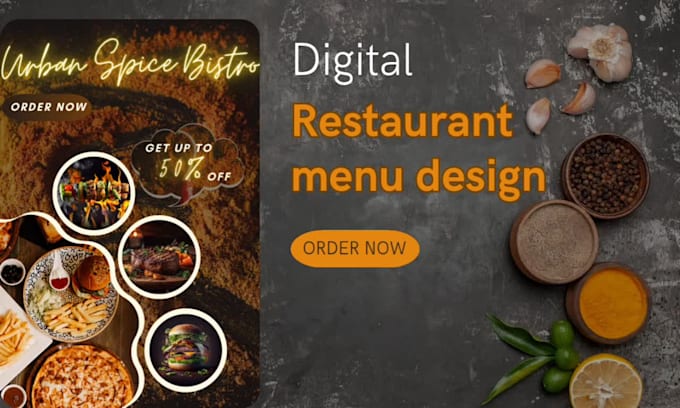 Design professional restaurant food menu and digital menu by Lkdesigner_ | Fiverr