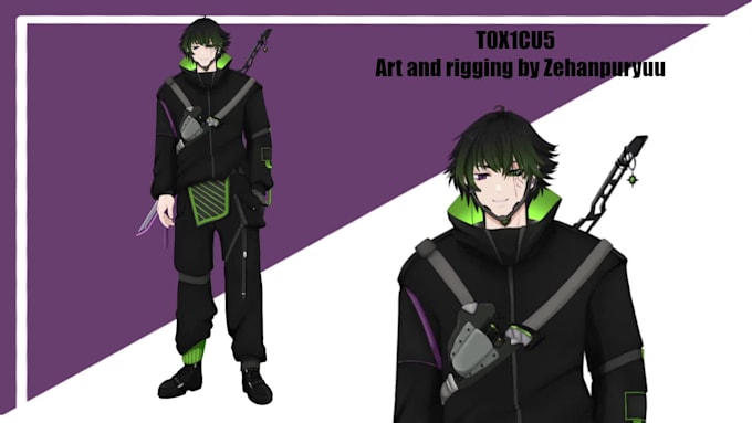 Draw and rig a live2d vtuber model by Zehanpuryu | Fiverr Draw and rig a live2d vtuber model by Zehanpuryu | Fiverr
