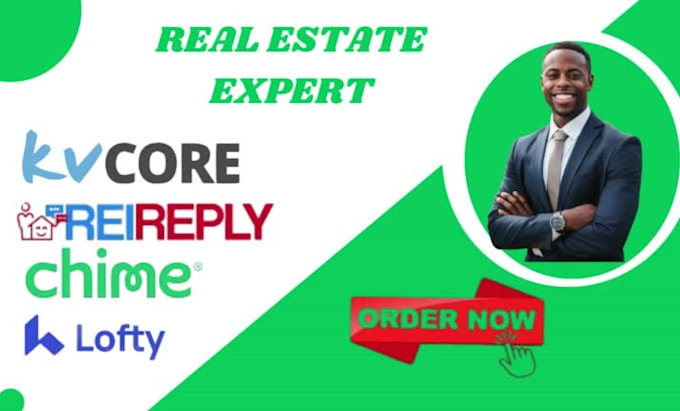 Setup lofty crm website, boldtrail, kvcore, chime, follow up boss, kv ...