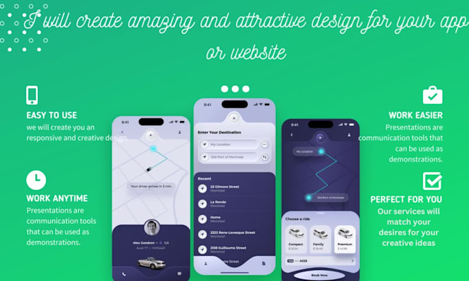 Create creative ux design for your app or website by Subhanali08 | Fiverr