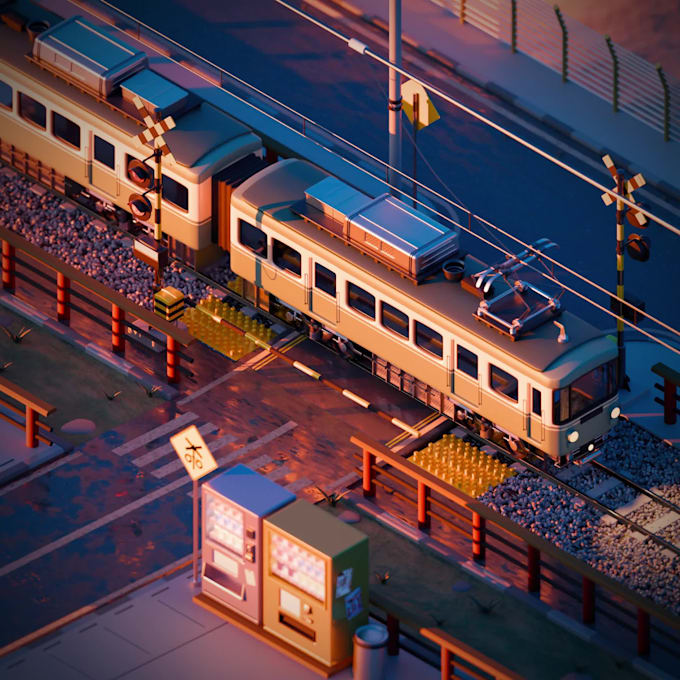 Design 3d isometric render by Teguhsatyan | Fiverr