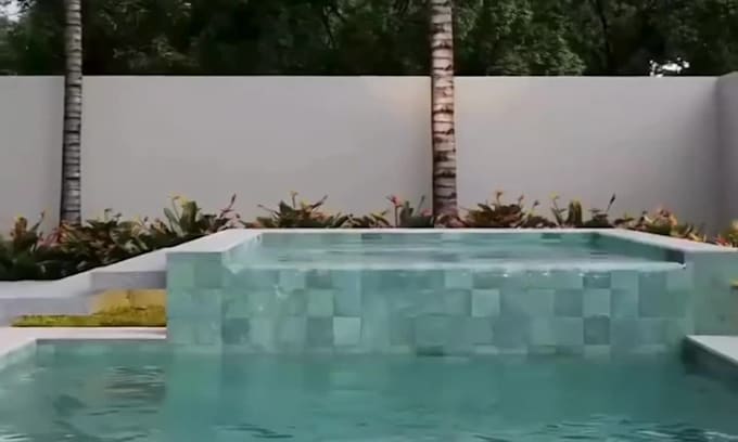 Design and render 3d backyard, garden, patio, pool, and landscape site ...