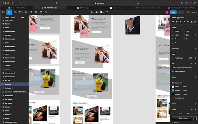 Figma ux ux dev by Willzfx | Fiverr